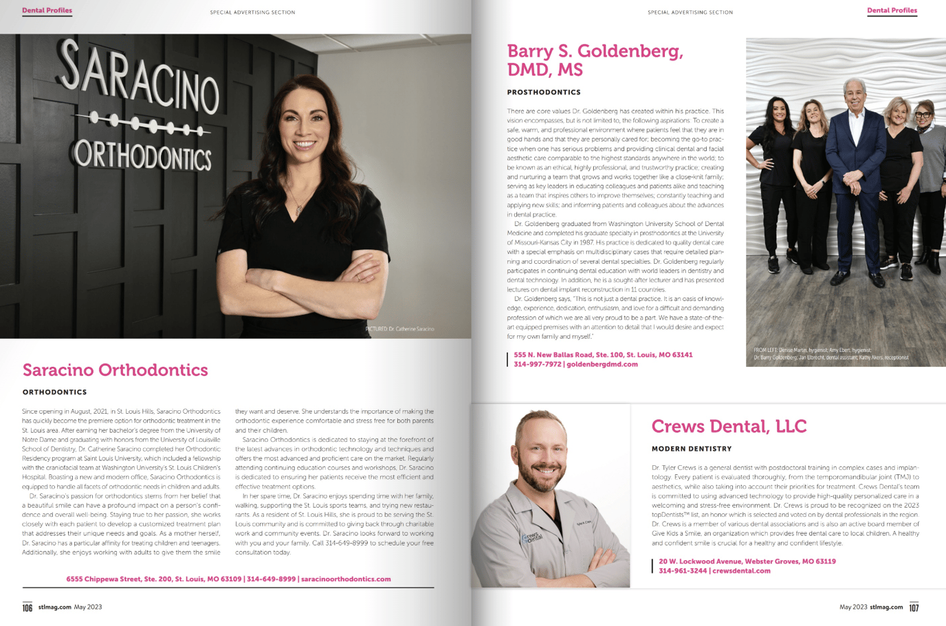 Special Section: Dental Profile Specs