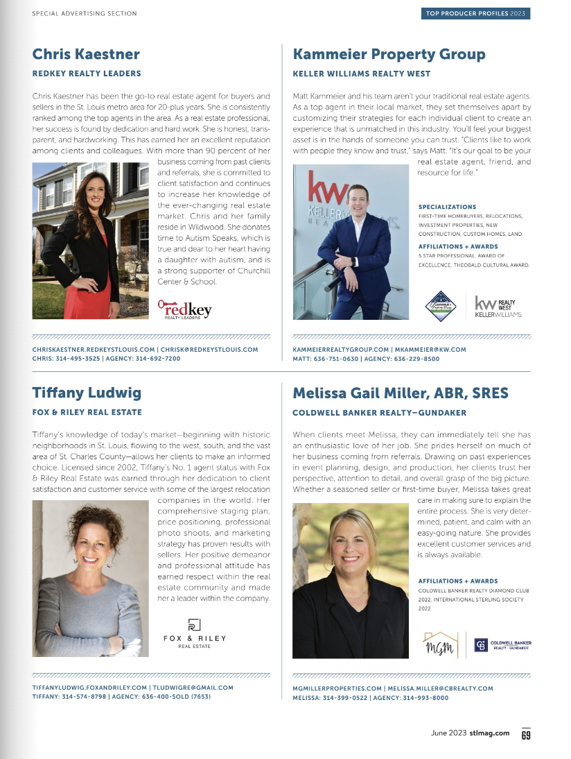 Special Section: Realtor Profile Specs