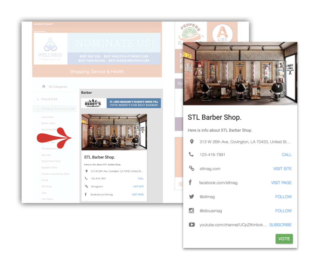 A-List Voting Advertising Specs